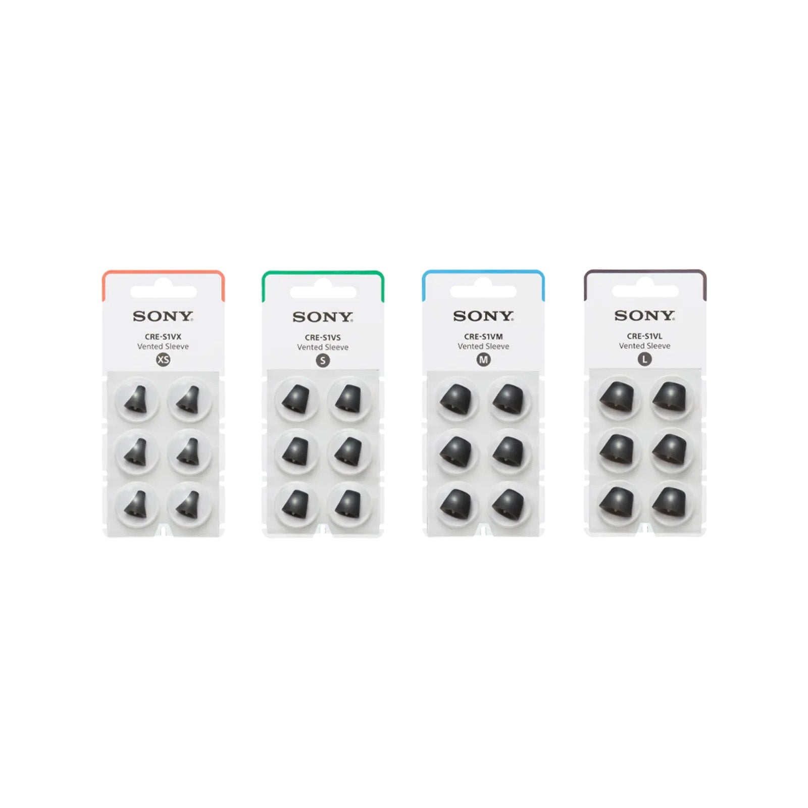 Sony Vented Sleeves - OTC Hearing Aid Ear Tips – Hear By Design